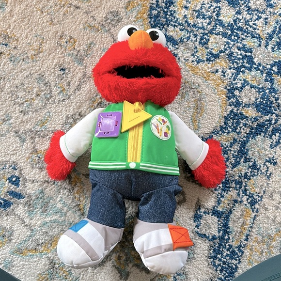 Hasbro | Toys | Sesame Street Elmo Teaching Baby Plush Toddler ...